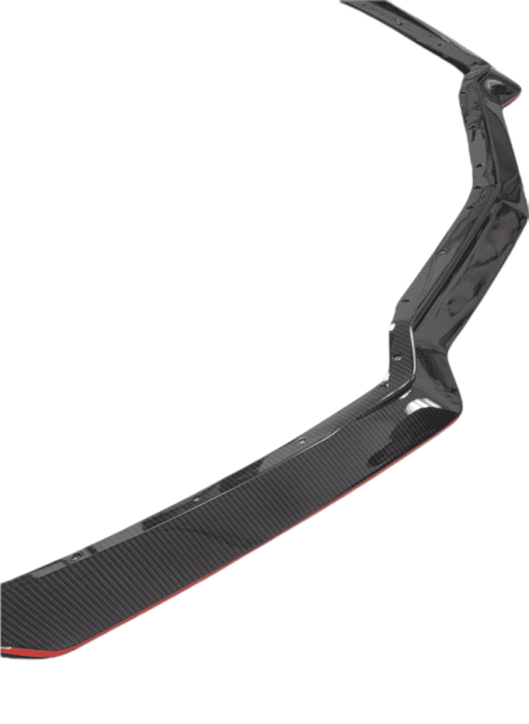 CT 5VM Front Splitter Hydrocarbon Fiber with Pin Stripe - C8 Corvette ...