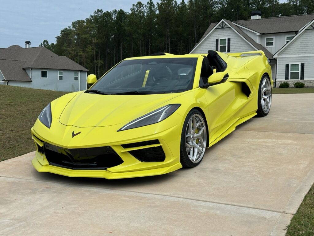 Corvette C8 1VM Front Splitter -1VM Splitter Paint Matched
