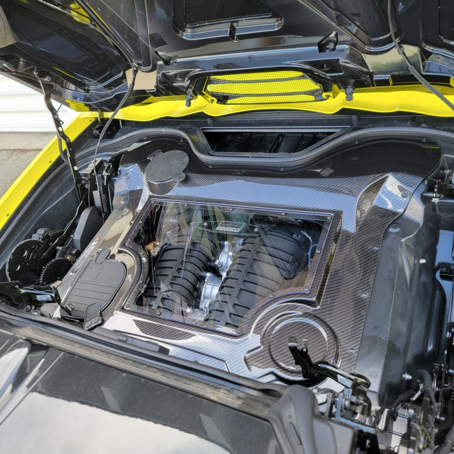 c8 corvette htc clear engine bay cover - Top Quality Corvette Accessories